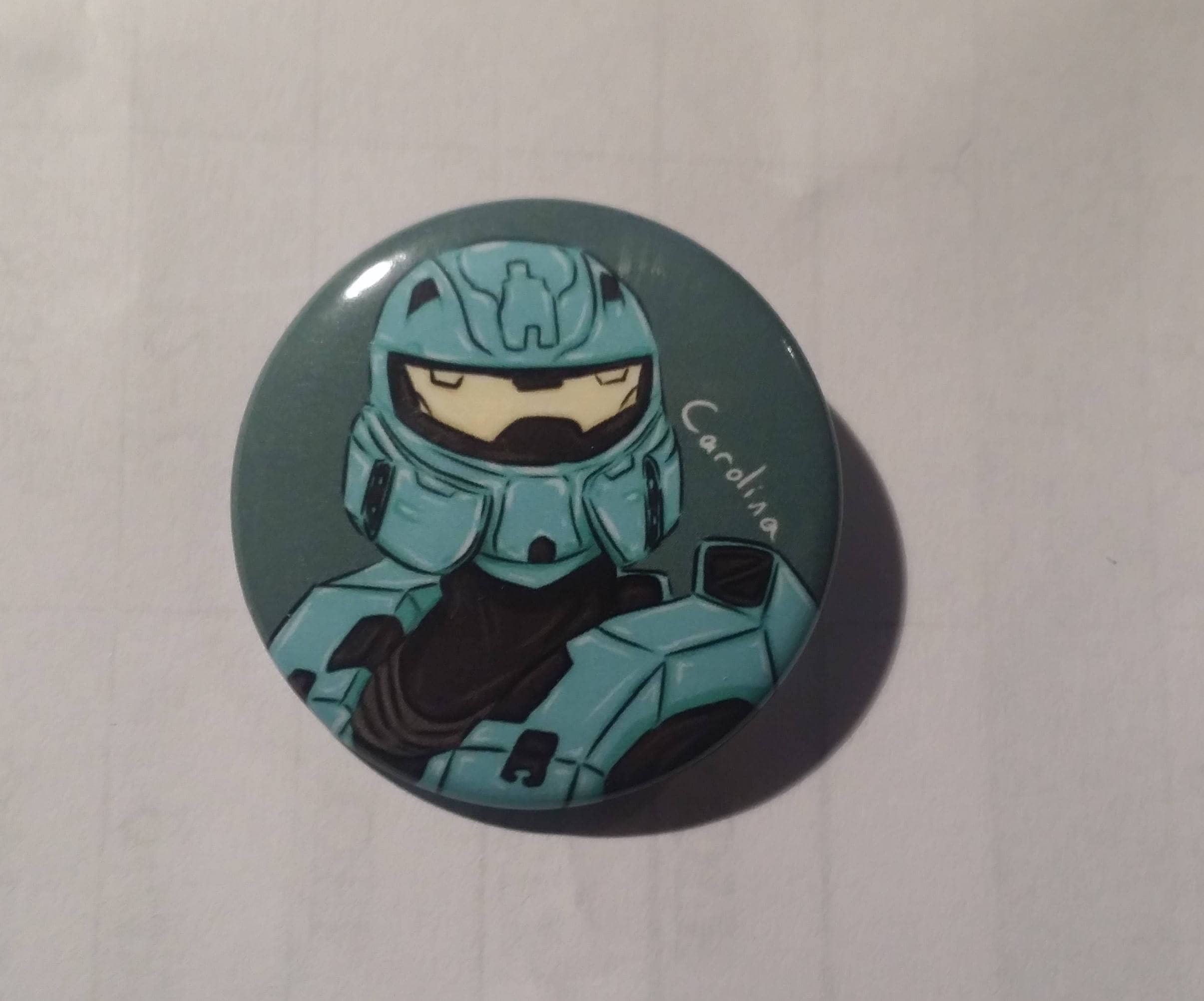 Red Vs Blue Agent Carolina 1.5 Pin - Etsy