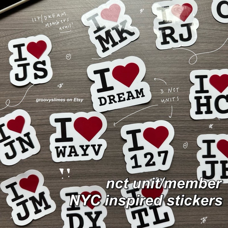 Nct Stickers - Etsy