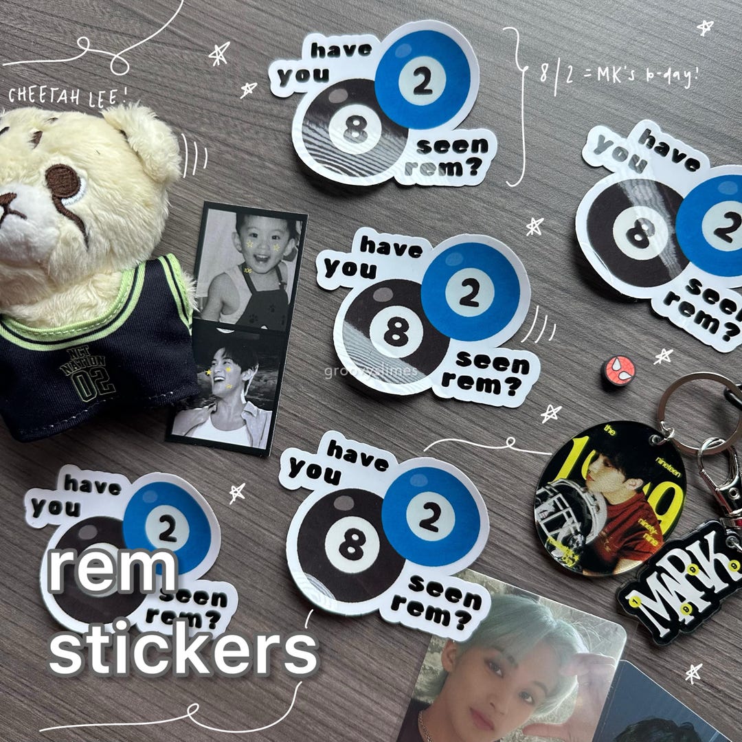 Mark Lee/rem Minimal Stickers | Nct Merch, Ncit Sticker, Nct 127, Nct ...