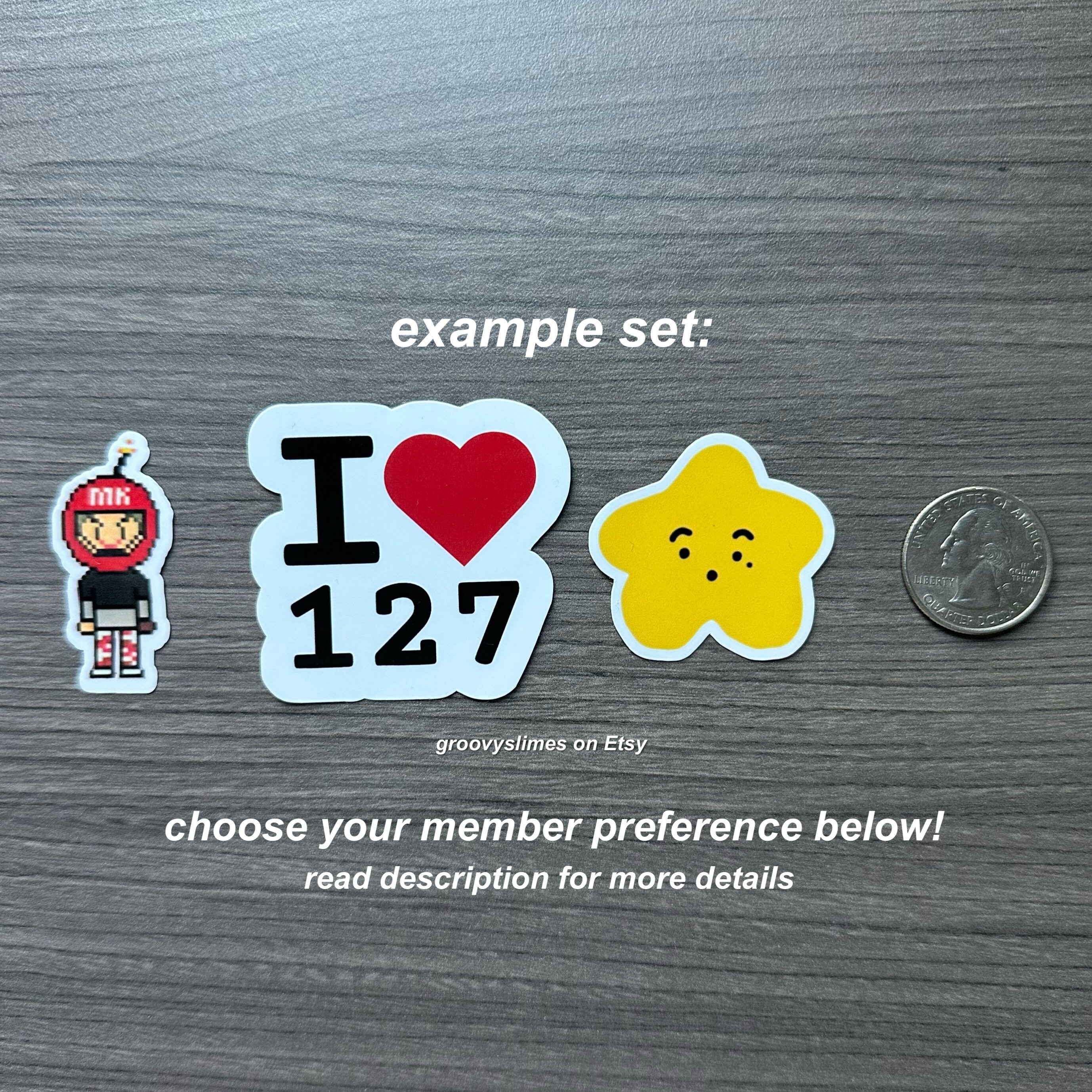 BUNDLE: Nct 127 Custom Sticker Pack (3 Pcs) | Nct Merch, Ncit Sticker ...