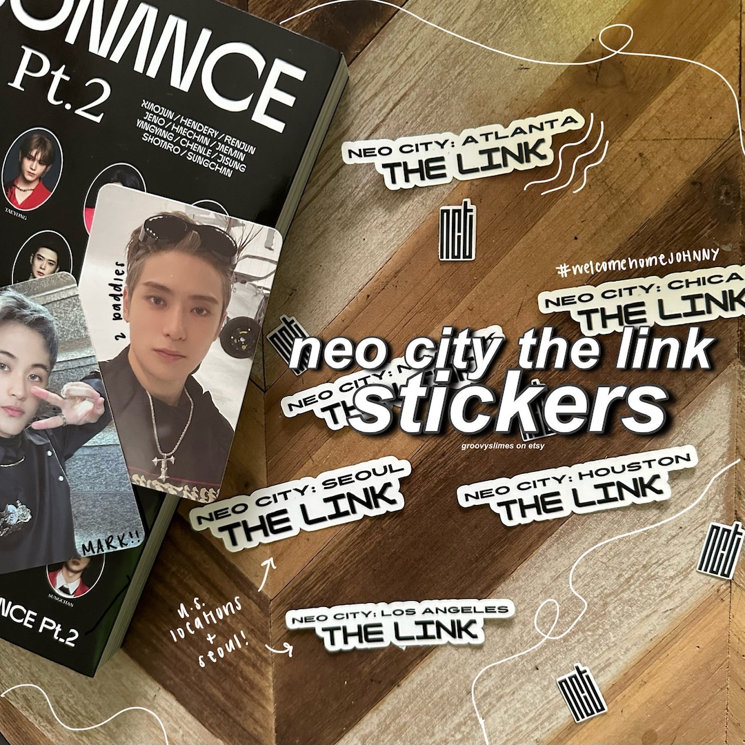 Neo City the Link Stickers | Nct Merch, Ncit Sticker, Nct 127, Nct ...