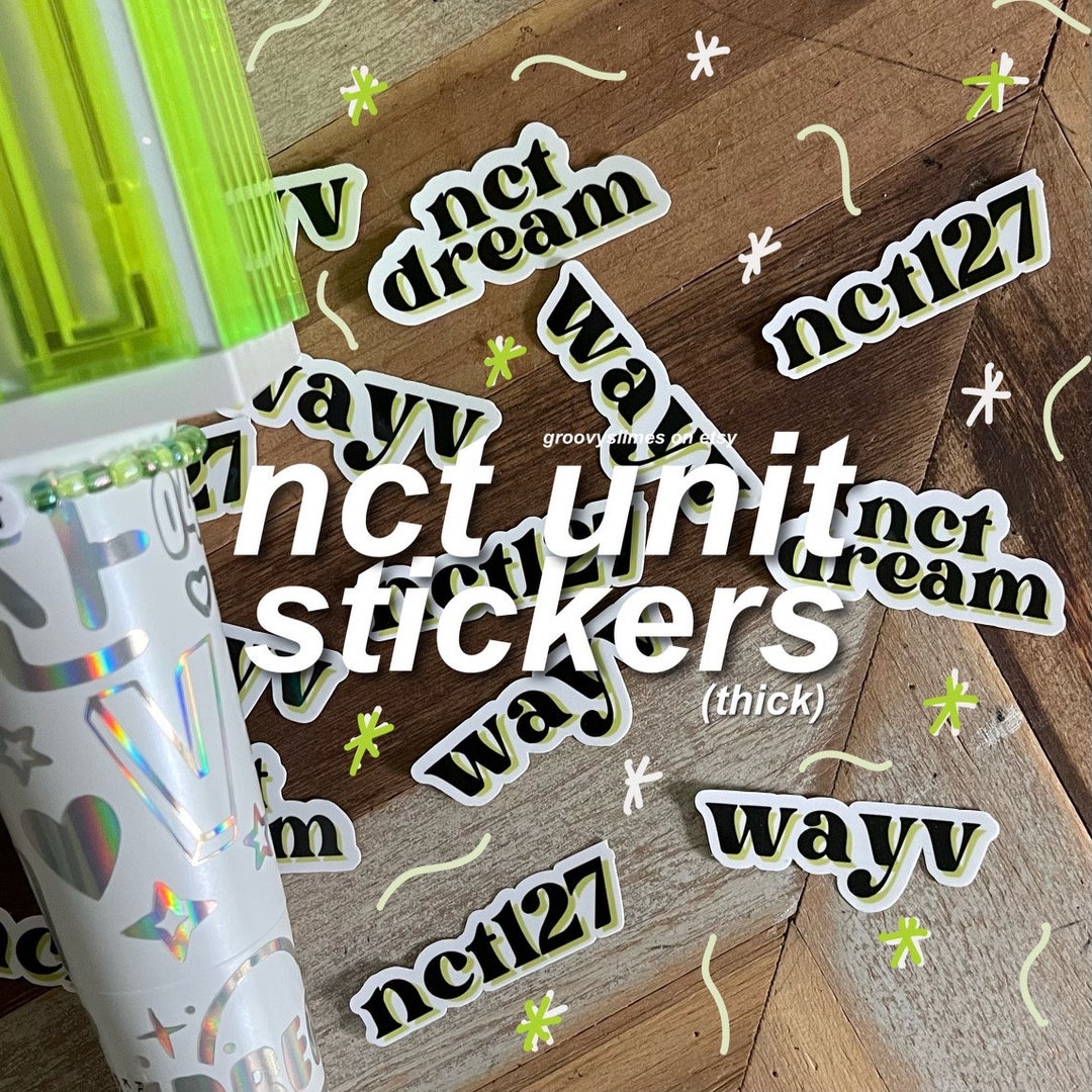 Nct Stickers (thick) | Nct Merch, Ncit Sticker, Nct 127, Nct Dream ...