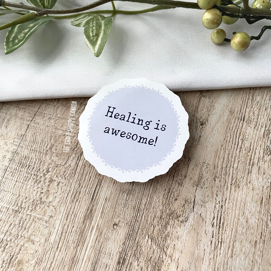 Stickers Healing is Awesome Mental Health Stickers - Etsy