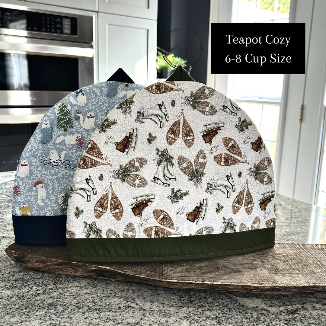 Tea Cozy 6-8 Cup Size Insulated Teapot Cover Handmade Tea Gift - Etsy