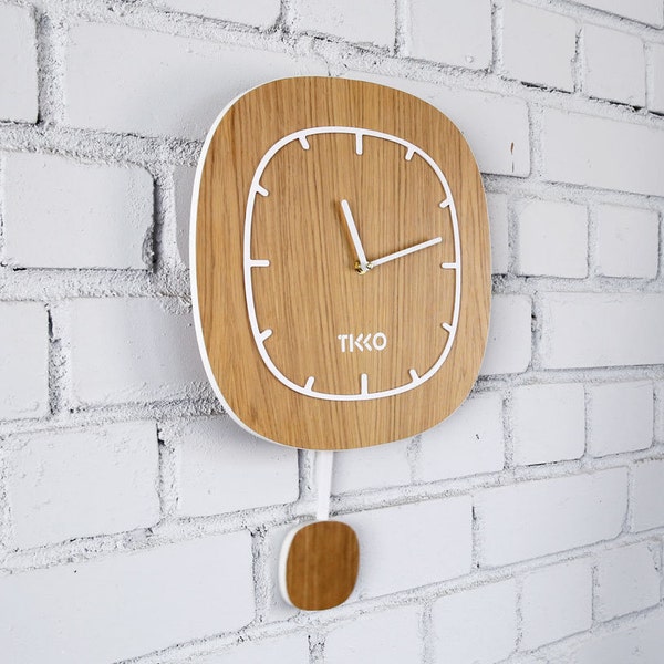 Walnut Wall Clock - Etsy