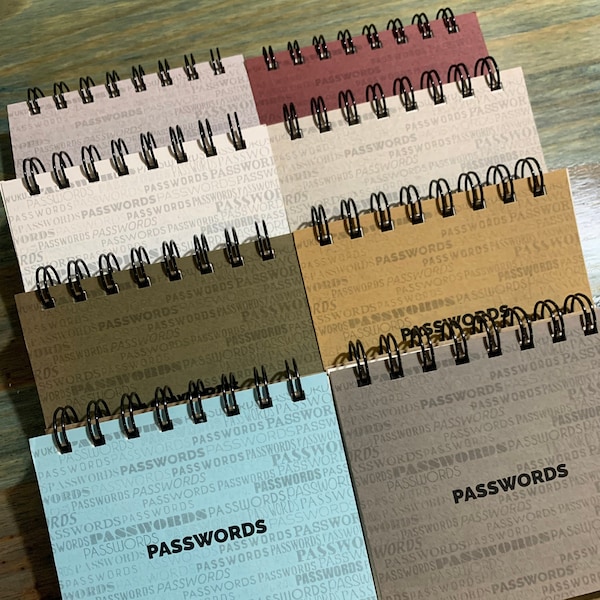 Password Notebook - Etsy