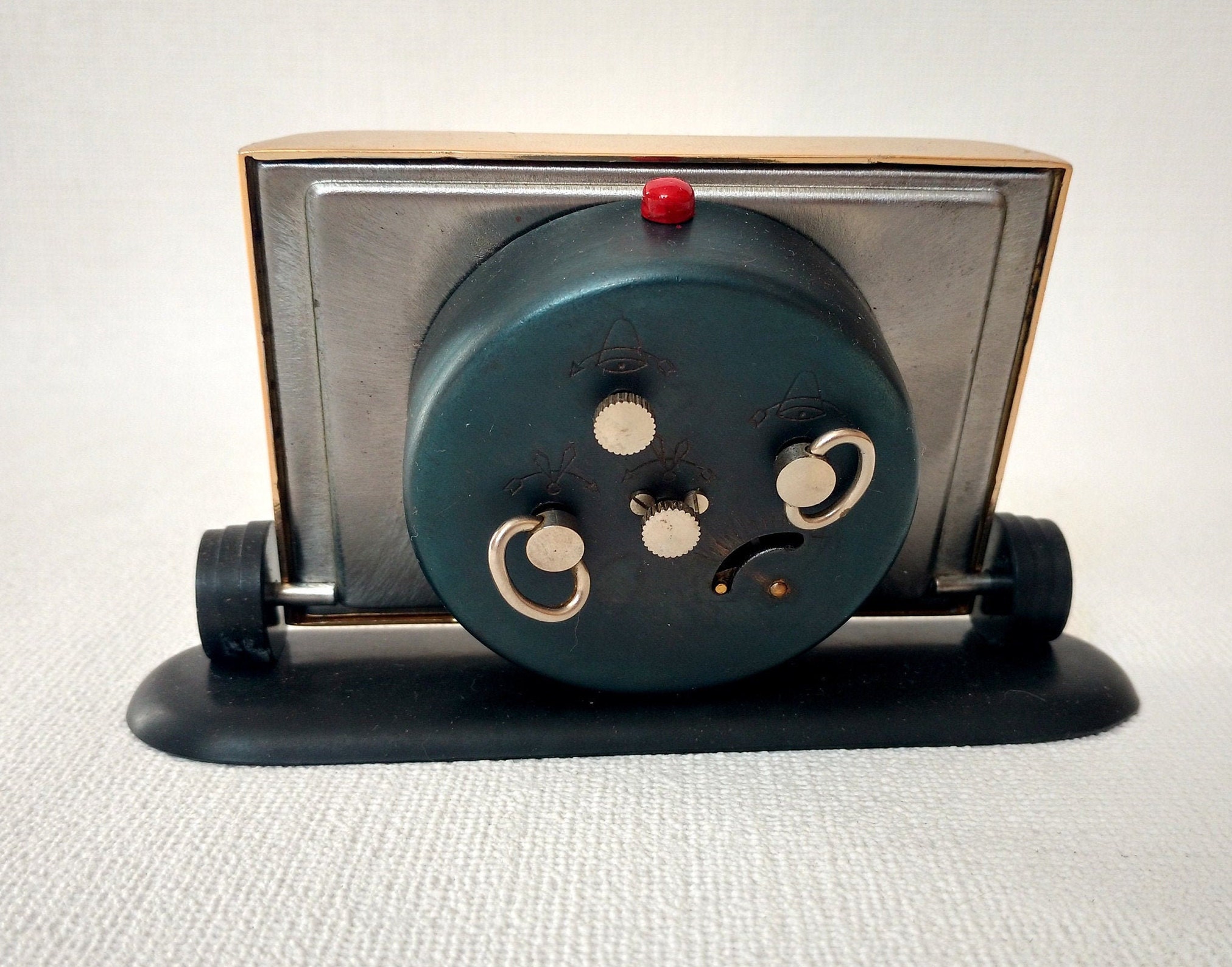 Soviet Alarm Clock. Desk Clock USSR. Vintage Clock SLAVA. Soviet Clock ...