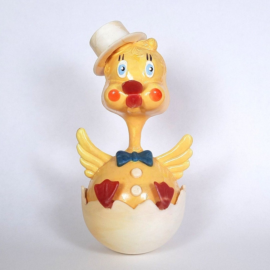14cm Roly-poly Duck. Soviet Roly-poly. Rare Color. Soviet Roly-poly ...