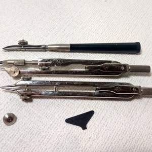 Soviet of Drawing Set. Drawing Tool USSR. Case of Drawing Instruments ...