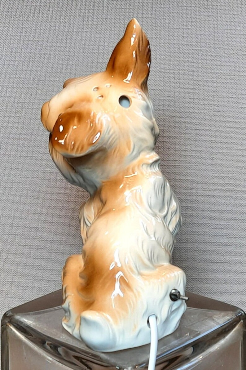 Vintage GDR Lamp. Night Lamp Dog. Home Decor. Table Lamp. Night Light ...