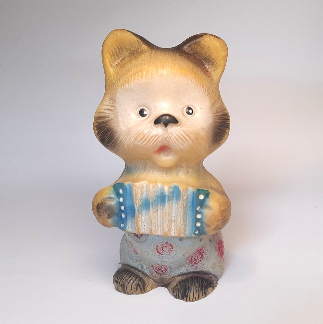 15 Cm Dog. Soviet Rubber Toy Dog. Dog, Soviet Toy, Vintage Toy, Soviet ...