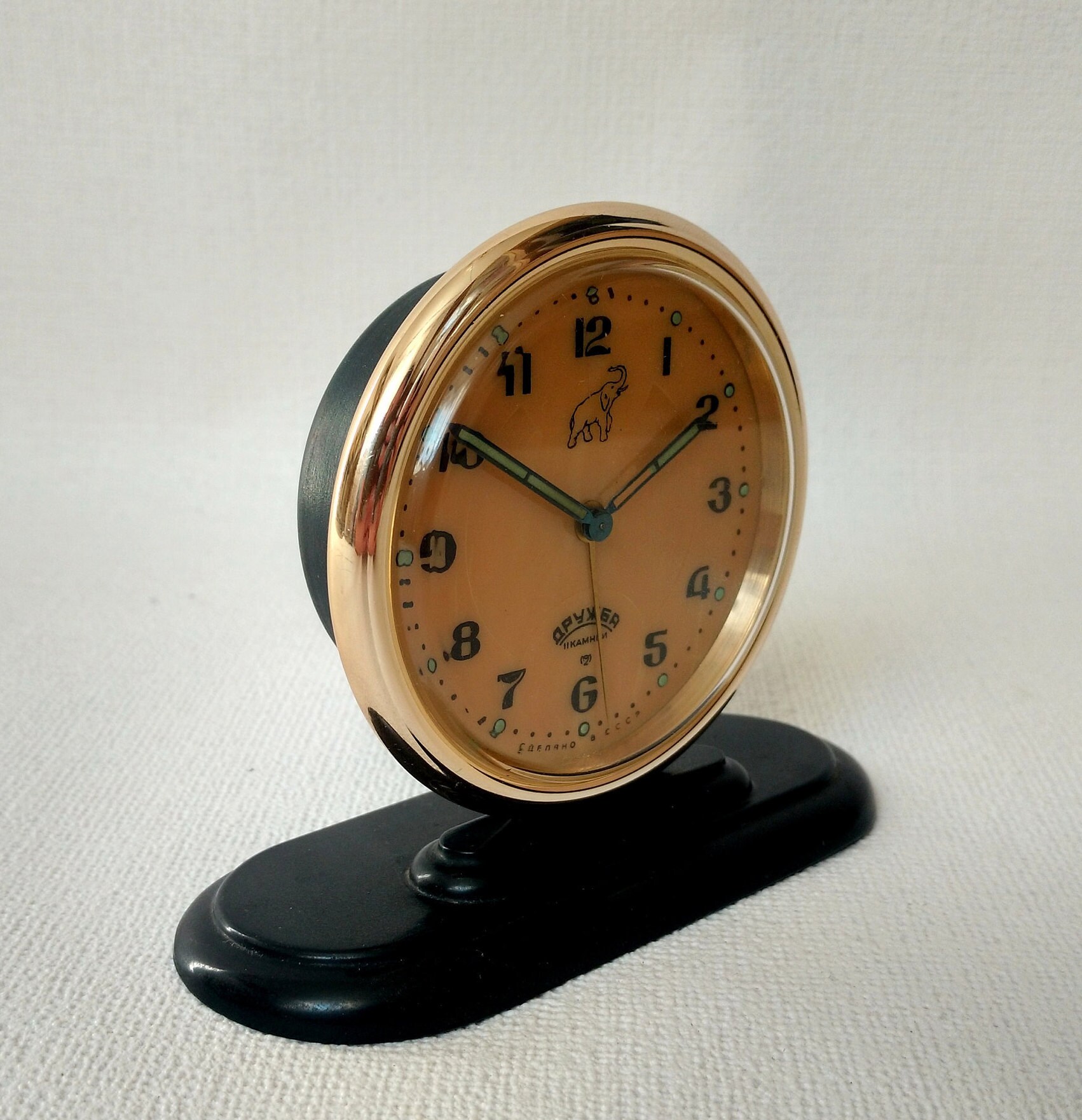 Soviet Alarm Clock. Desk Clock. USSR. Vintage Clock SLAVA. | Etsy