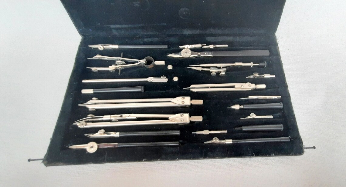 Soviet of Drawing Set. Drawing Tool USSR. Case of Drawing - Etsy