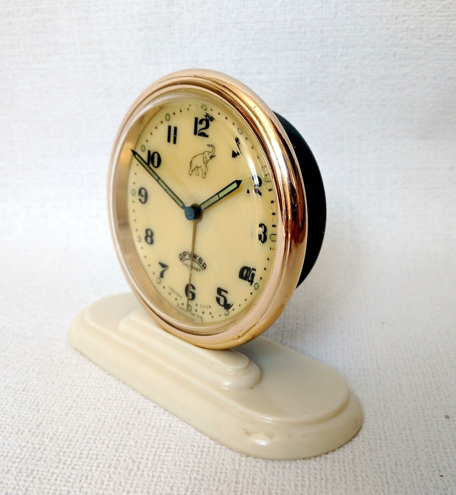 Soviet Alarm Clock. Desk Clock USSR. Vintage Clock SLAVA. | Etsy