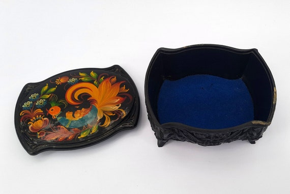 Soviet Hand painted box. Soviet plastic box. Soviet j… - Gem