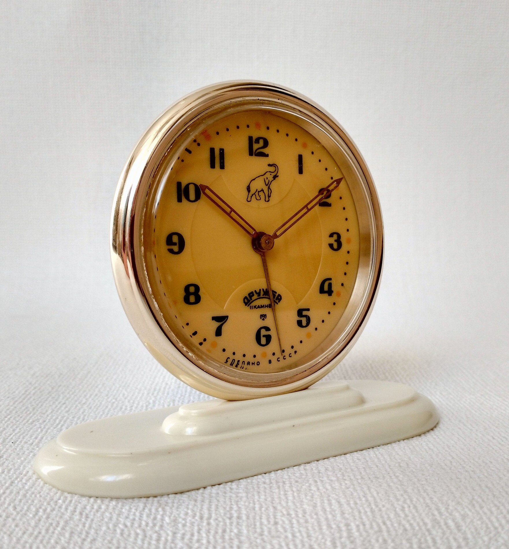 Soviet Alarm Clock. Desk Clock USSR. Vintage Clock SLAVA. - Etsy