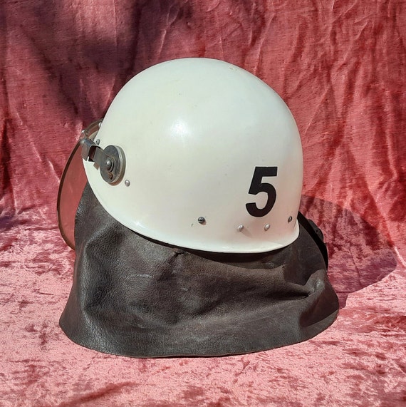 Soviet firefighter helmet, vintage helmet, old casque… - Gem