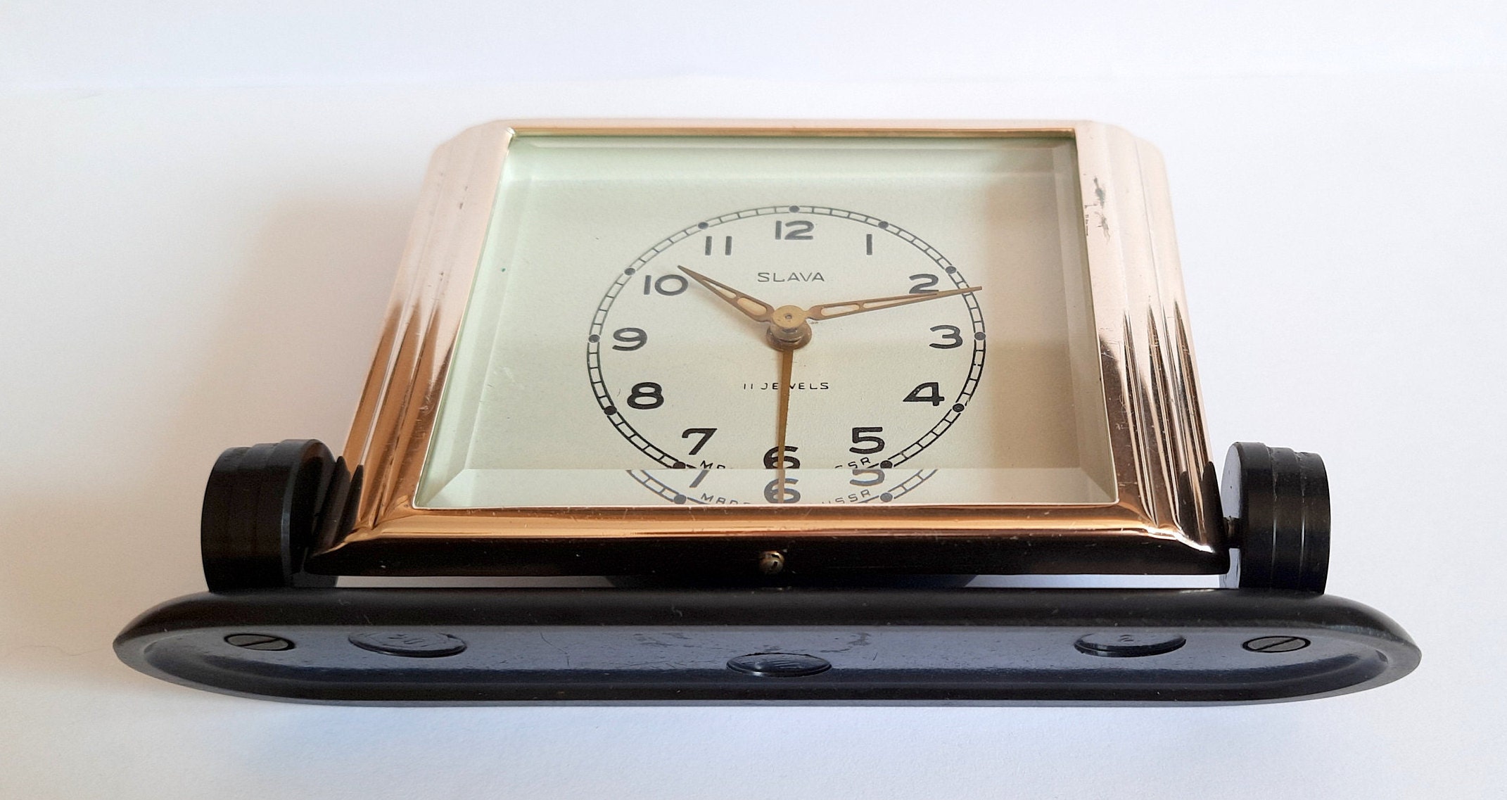 Soviet Alarm Clock. Desk Clock USSR. Vintage Clock SLAVA. | Etsy