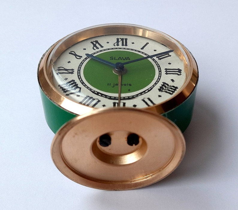 Soviet Alarm Clock. Desk Clock USSR. Vintage Clock SLAVA. - Etsy