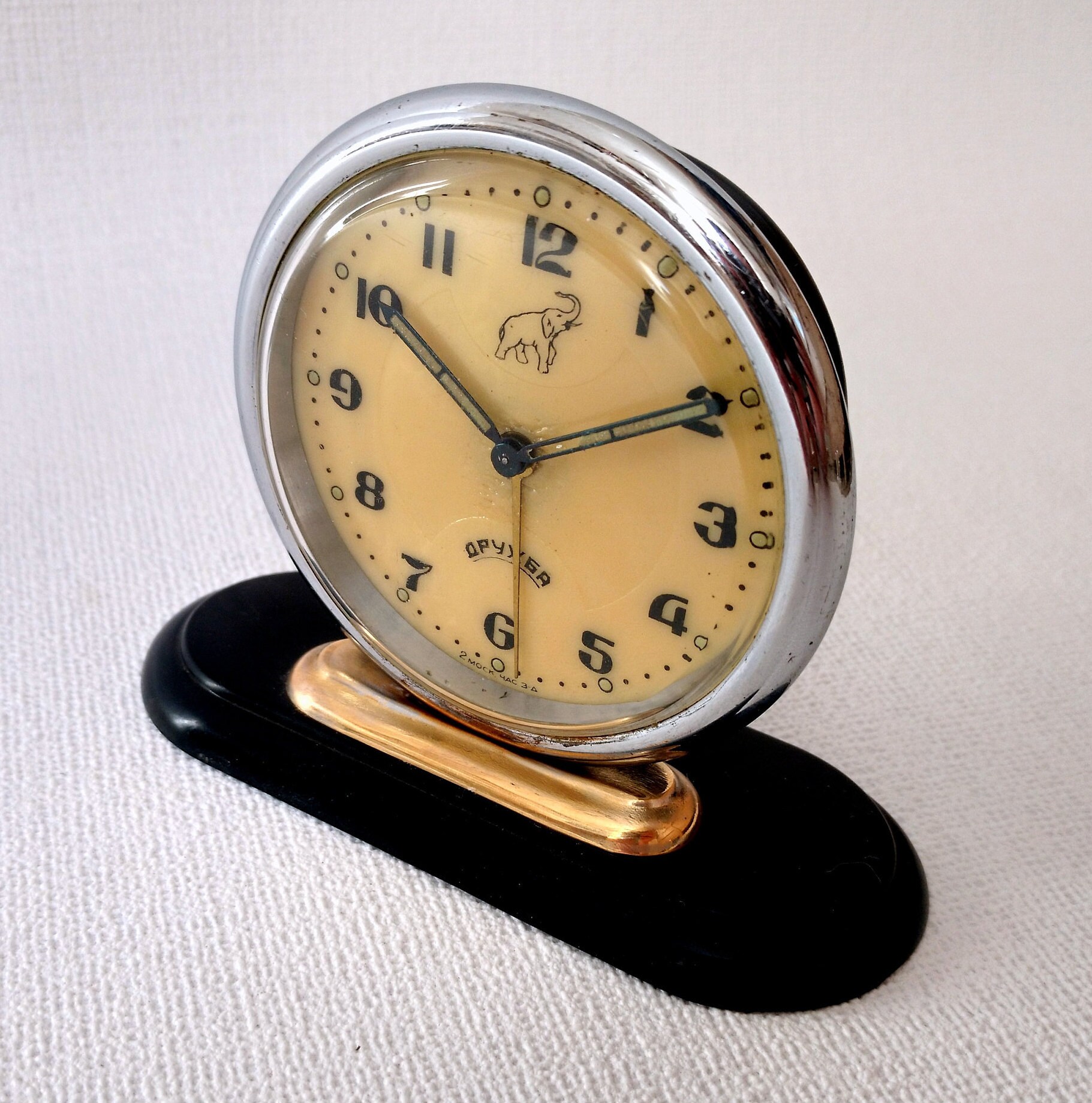 Soviet Alarm Clock. Desk Clock. USSR. Vintage Clock SLAVA. | Etsy