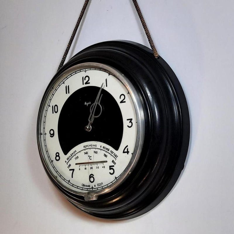 Big Black Clocks - Etsy