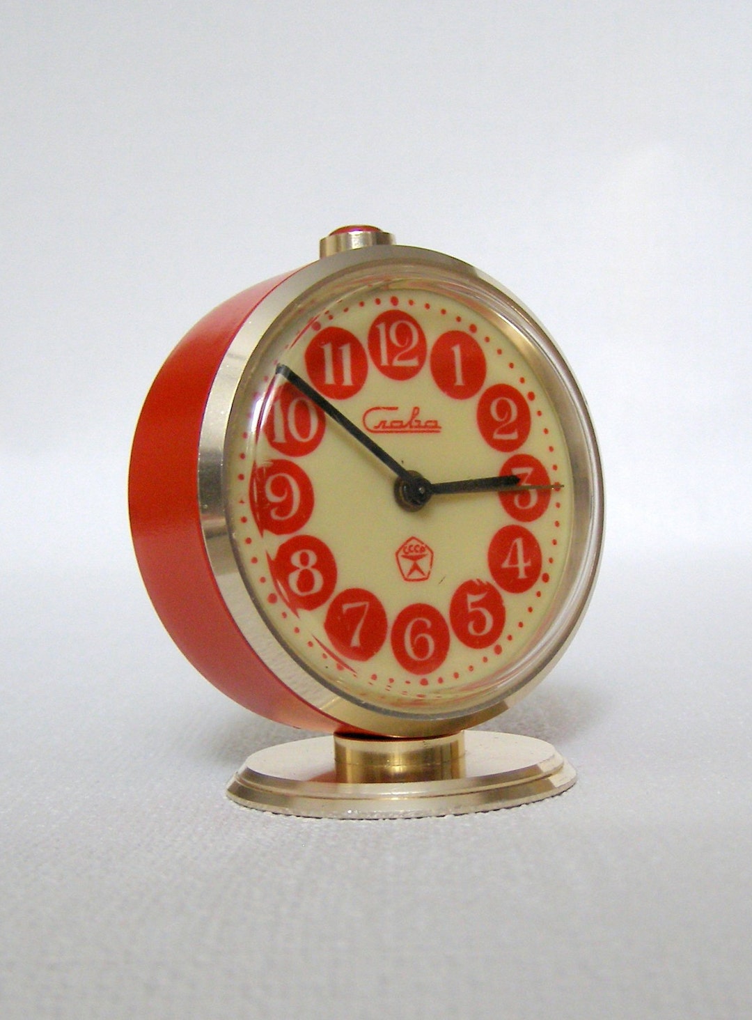 Soviet Alarm Clock. Desk Clock USSR. Vintage Clock SLAVA. - Etsy