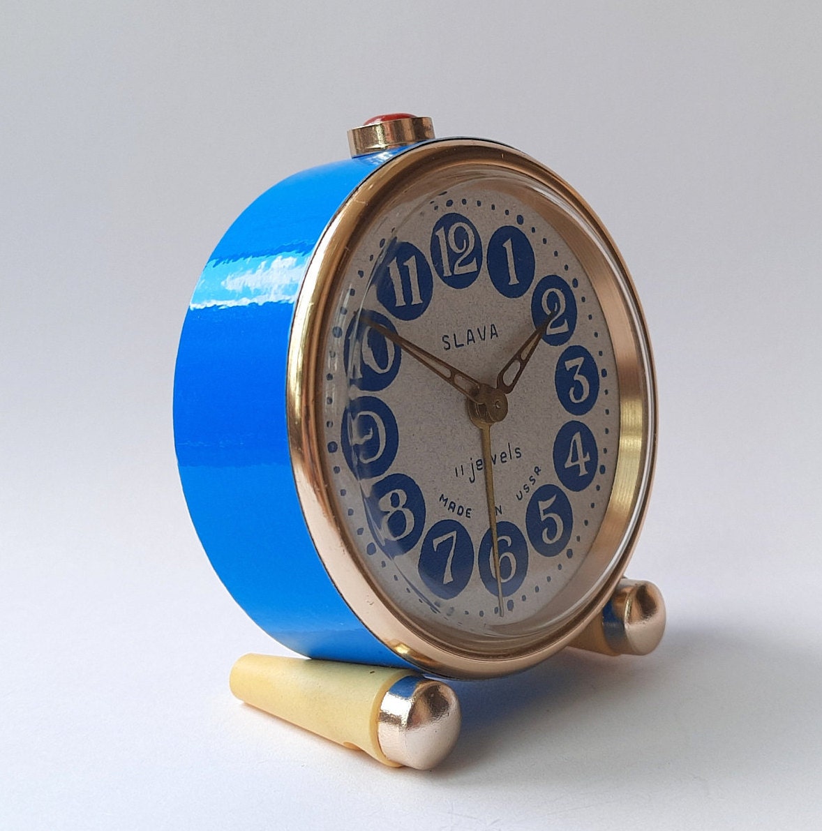Soviet Alarm Clock. Desk Clock USSR. Vintage Clock SLAVA. - Etsy