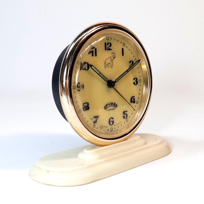 Soviet Alarm Clock. Desk Clock USSR. Vintage Clock SLAVA. - Etsy