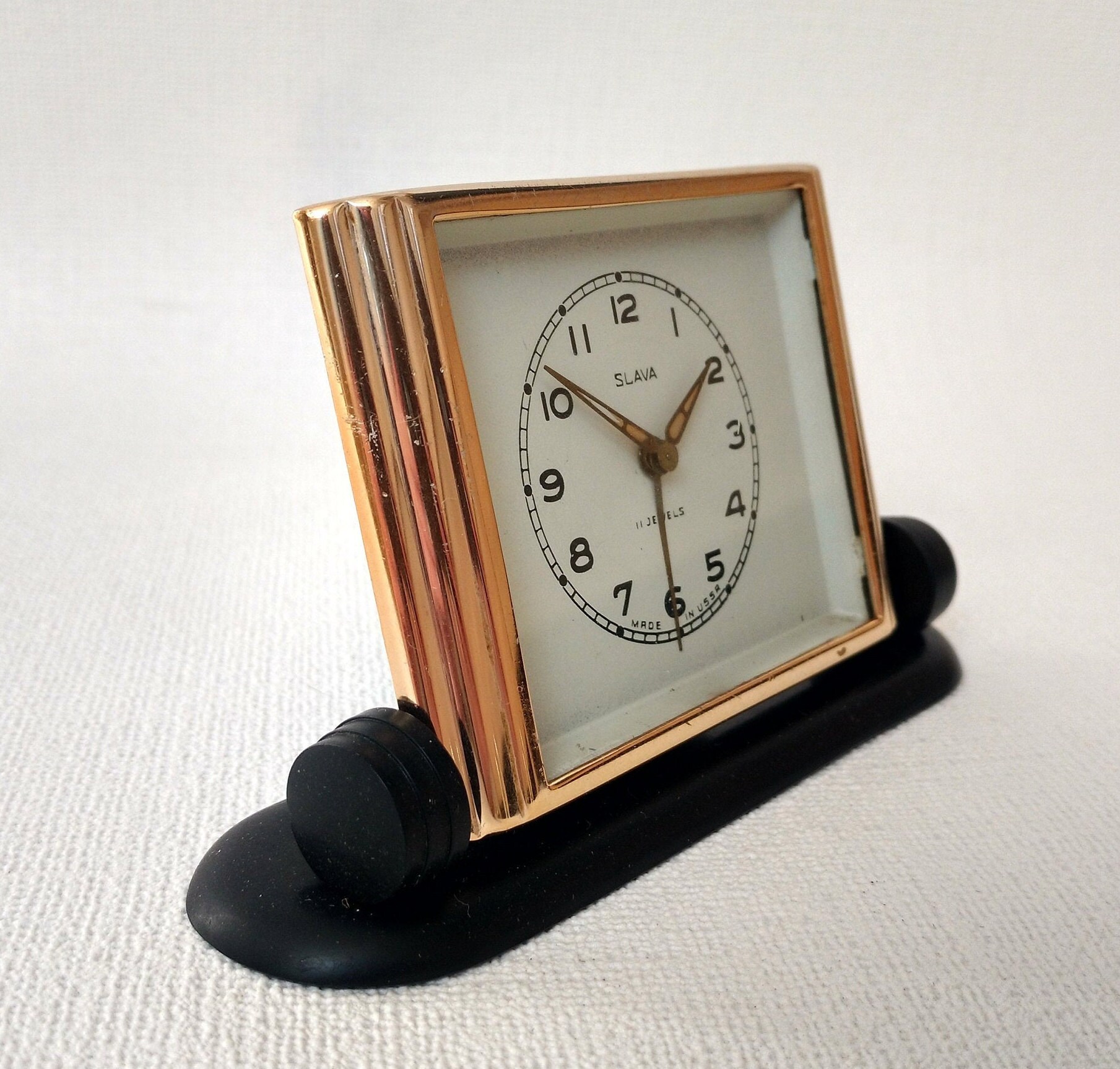 Soviet Alarm Clock. Desk Clock USSR. Vintage Clock SLAVA. | Etsy