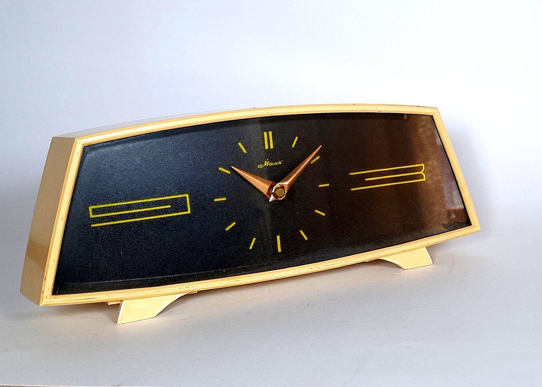 Soviet Clock MAYAK. Vintage Clock. Mechanical Clock USSR. Majak Clock ...