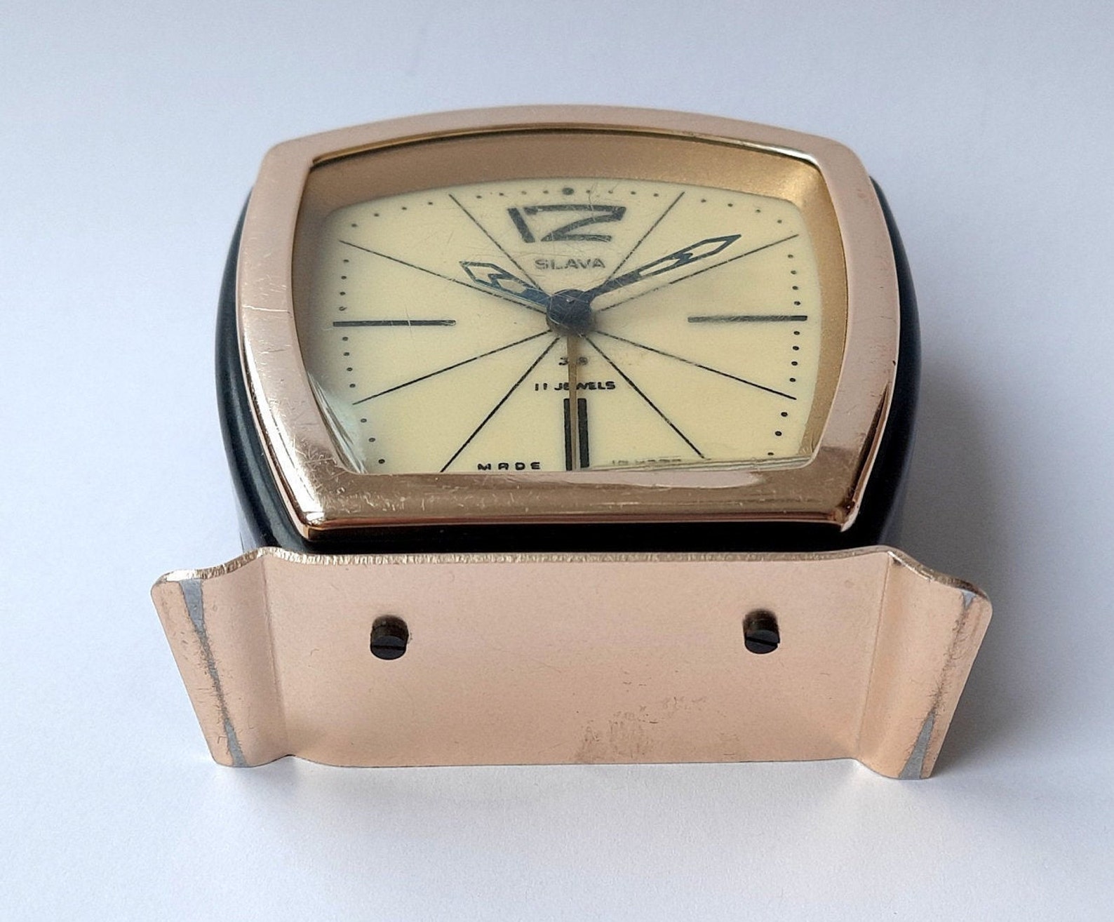 Soviet Alarm Clock. Desk Clock USSR. Vintage Clock SLAVA. - Etsy