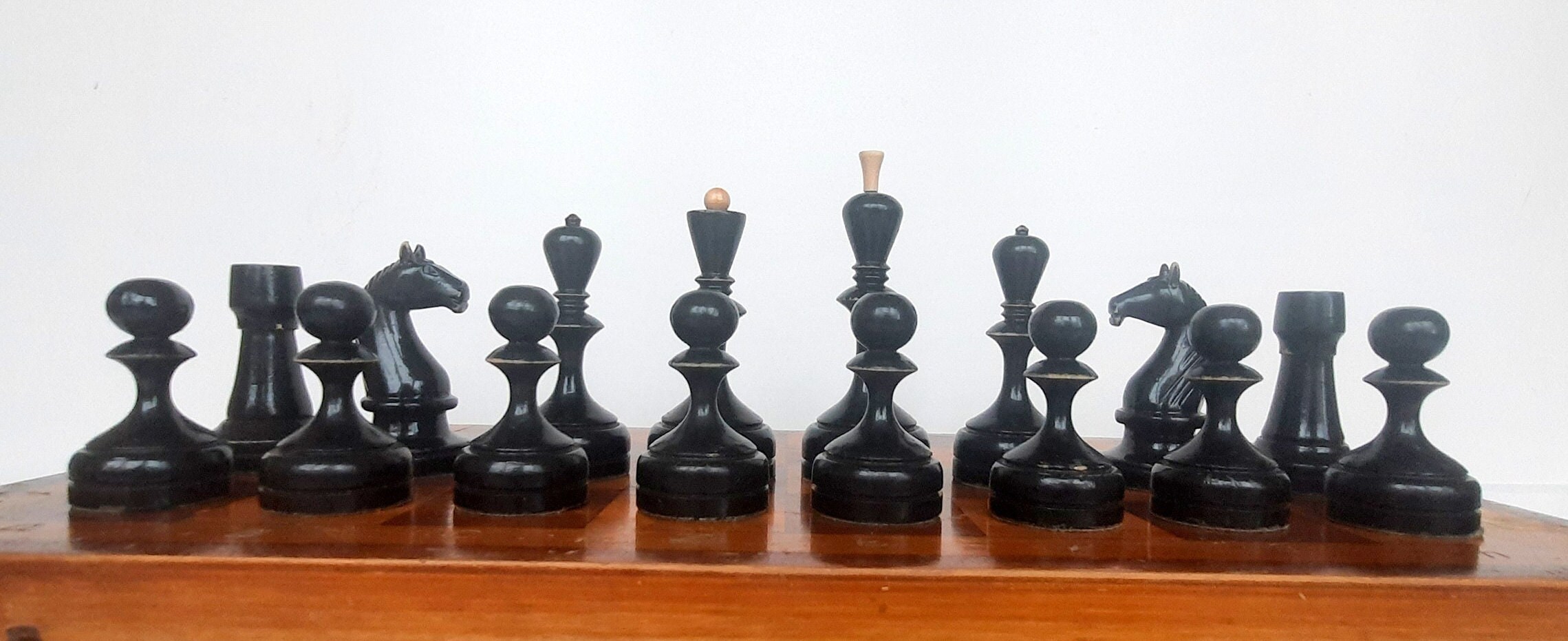 Soviet Chess Tournament. Chess Set USSR. Vintage Wooden Chess ...