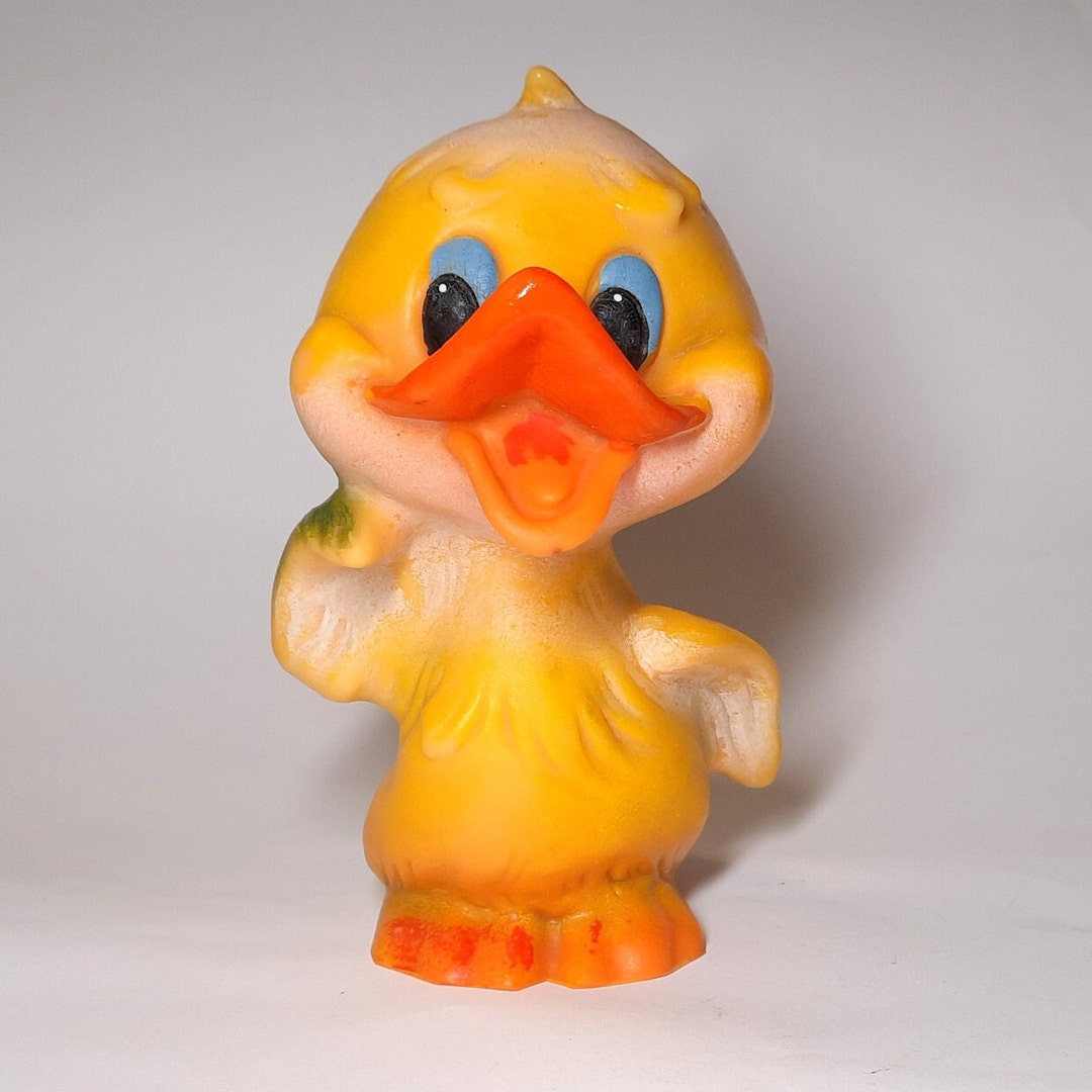 Vintage Rubber Toy. Donal Duck Toy Vintage. Rubber Toy Duck. - Etsy