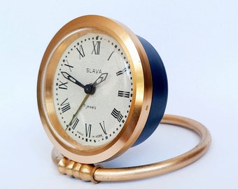 Soviet Alarm Clock. Desk Clock USSR. Vintage Clock SLAVA. - Etsy