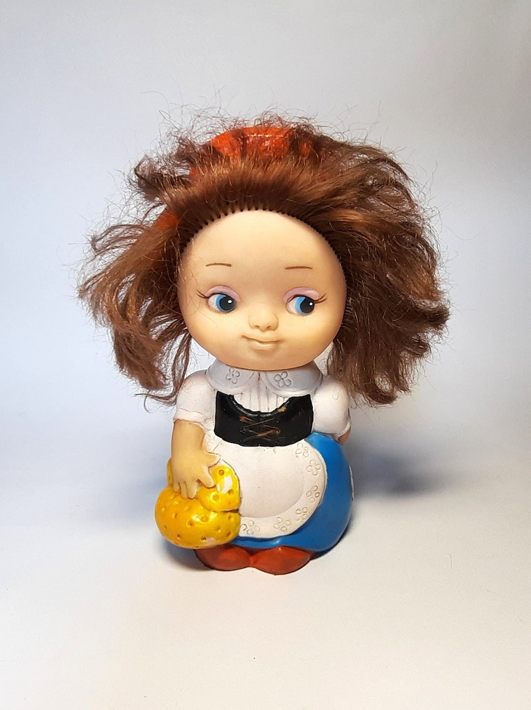 Vintage Rubber Toy. Soviet Rubber Toy, Vintage Red Riding Hood. - Etsy