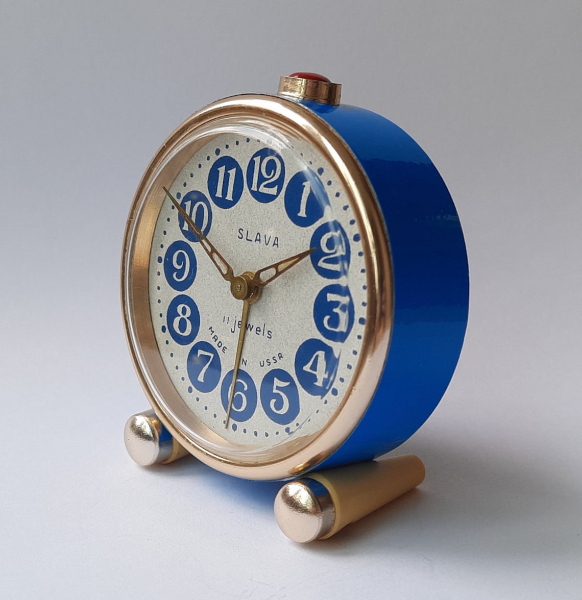 Soviet Alarm Clock. Desk Clock USSR. Vintage Clock SLAVA. - Etsy