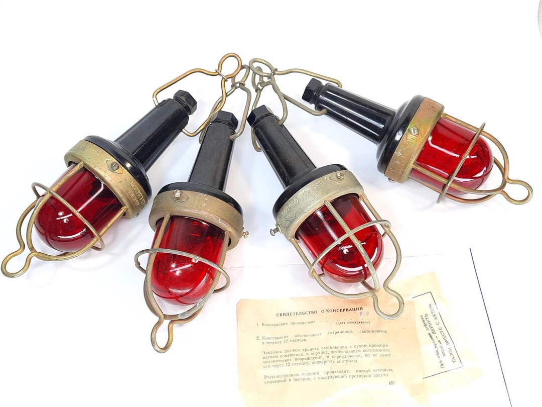 Soviet Ships Lantern,signal Red Side Lantern,marine Lantern Ships in ...
