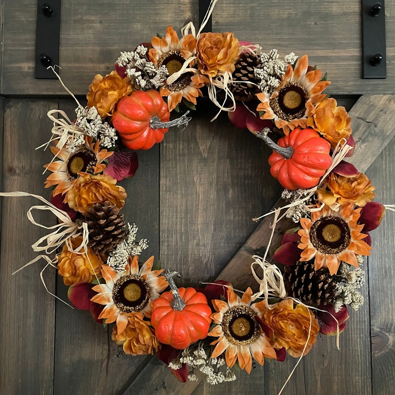Fall Wreaths for Front Door - Etsy