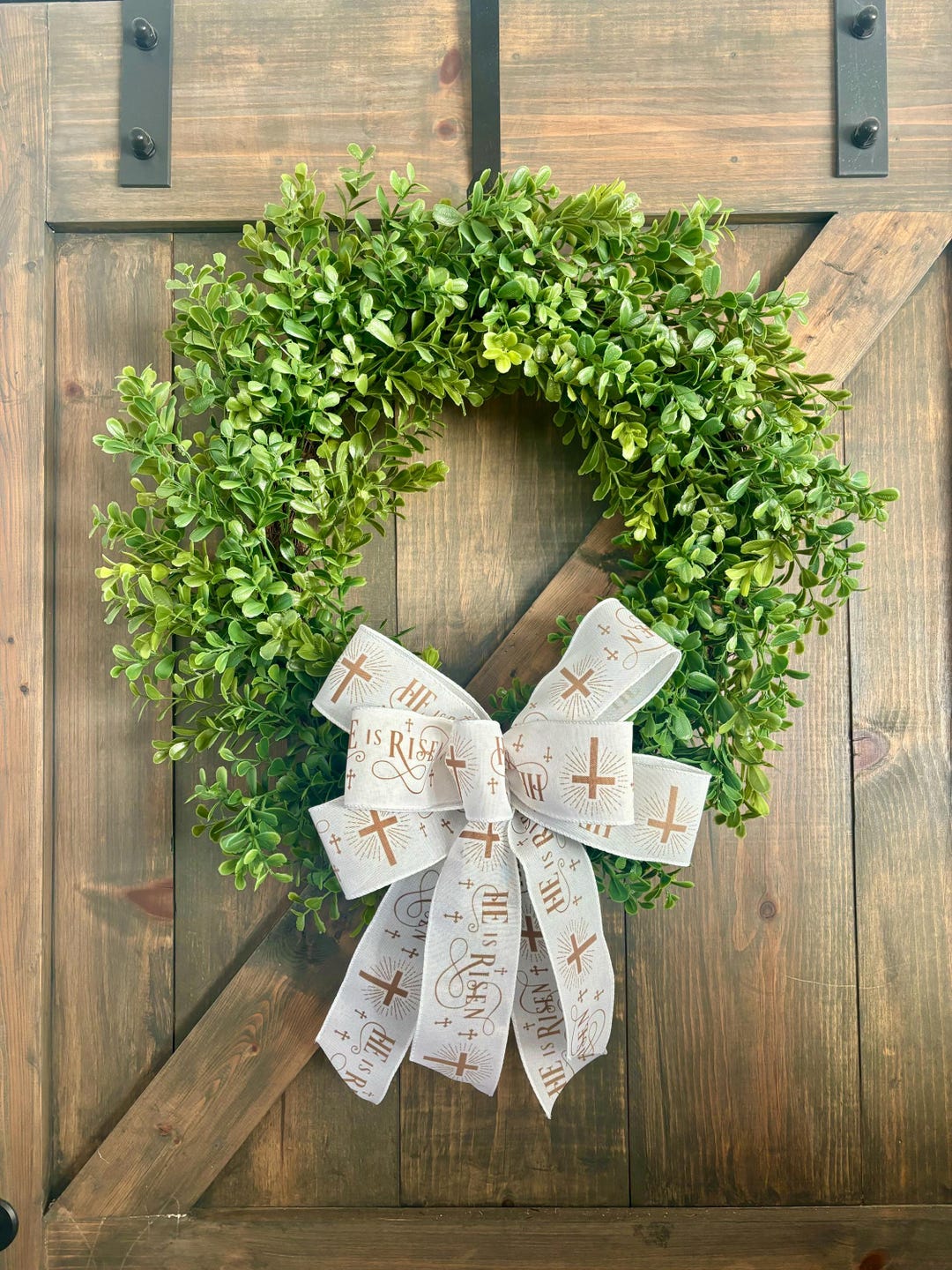 Easter Bow for Wreath, Wreath Bow, Christian Bow for A Wreath - Etsy