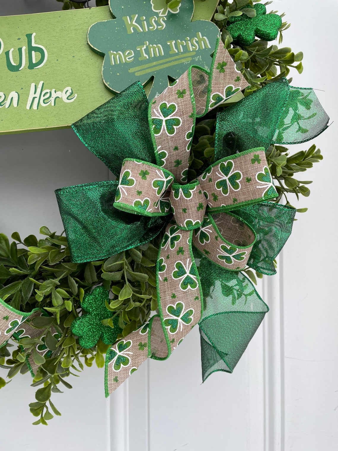 St Patricks Day Wreaths St Patricks Day Wreaths for Front - Etsy