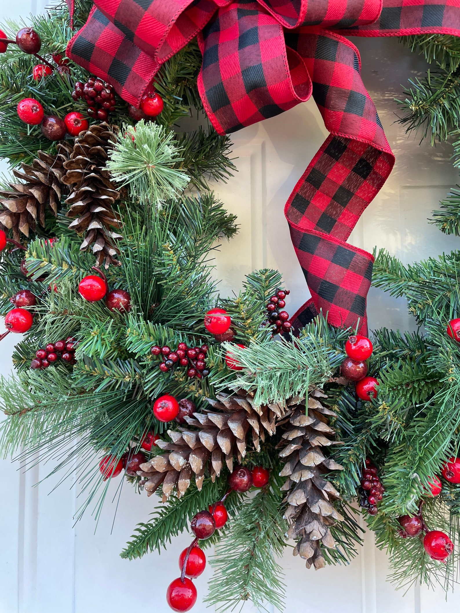 Christmas Wreaths For Front Door Winter Wreaths Winter Etsy