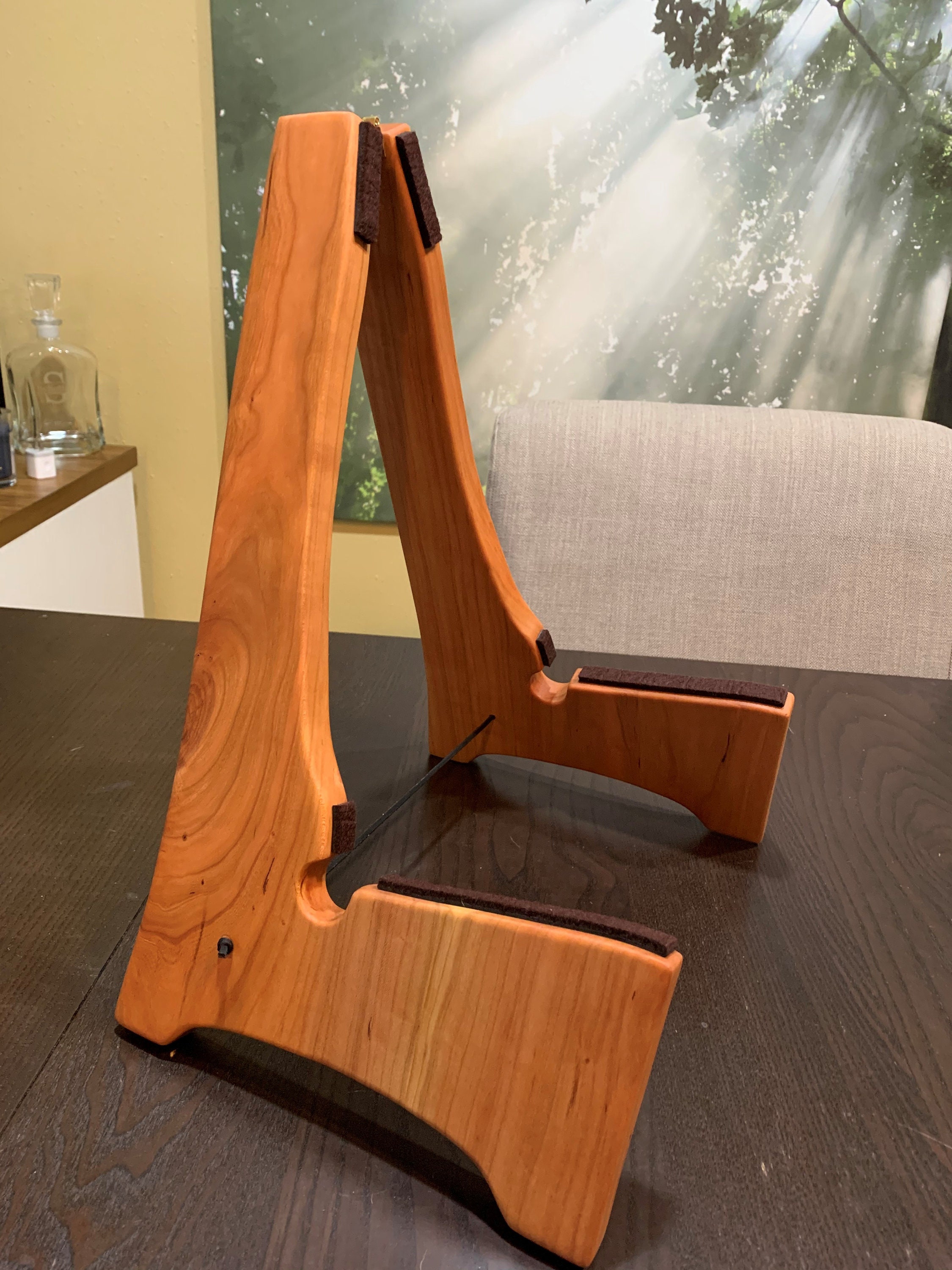 Custom Wood Guitar Stand - Etsy UK