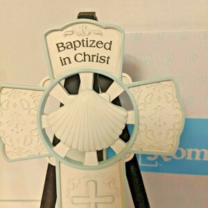 Cross Wall Plaque Baptized in Christ Baptism Gift Plaque - Etsy