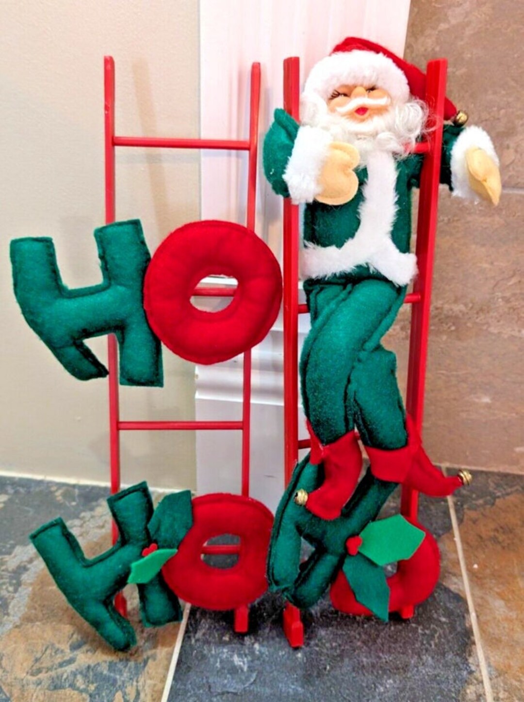 Elf Knee Hugger Ladder 32 in Christmas Display - Etsy