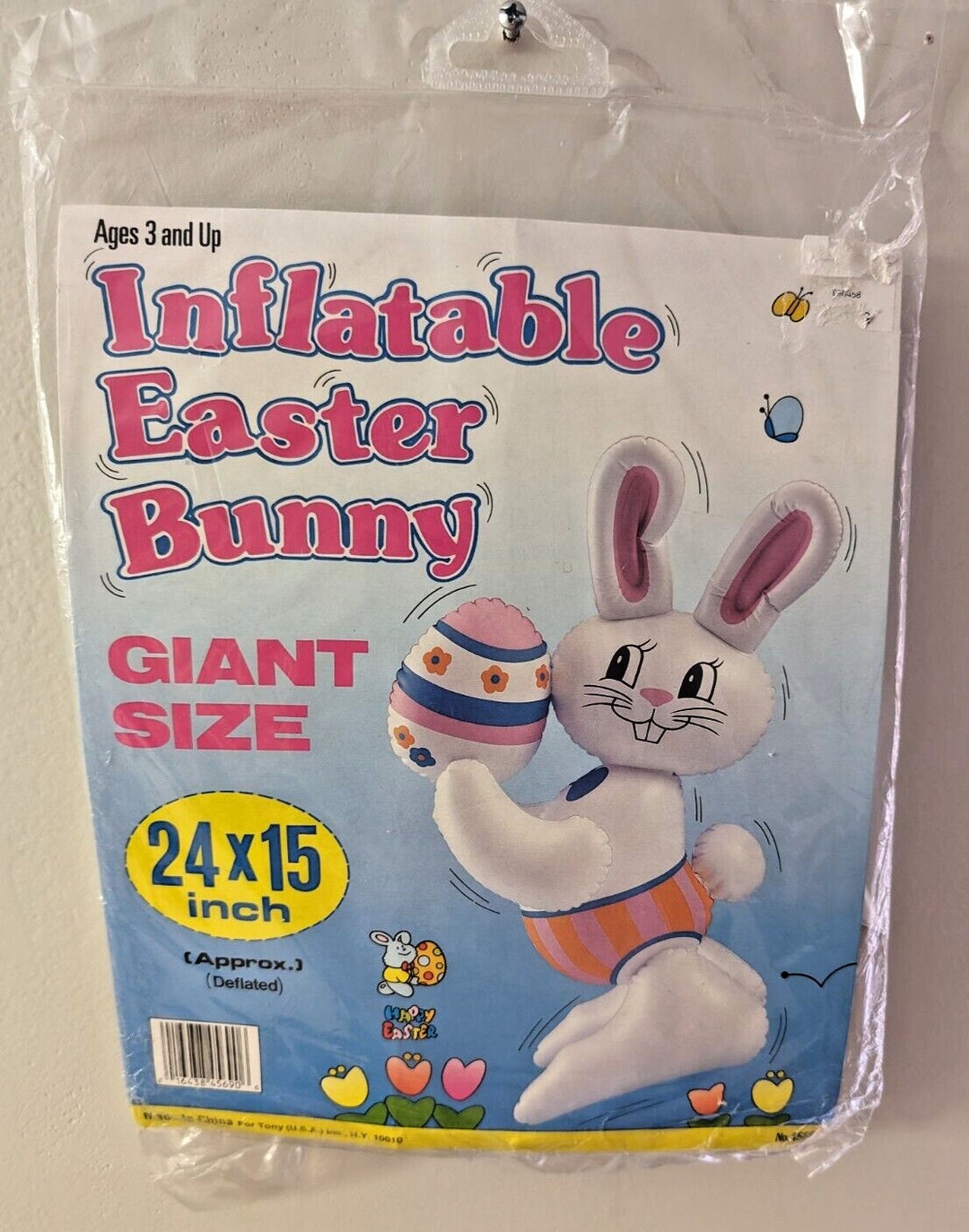 Vintage Inflatable Easter Bunny - Etsy