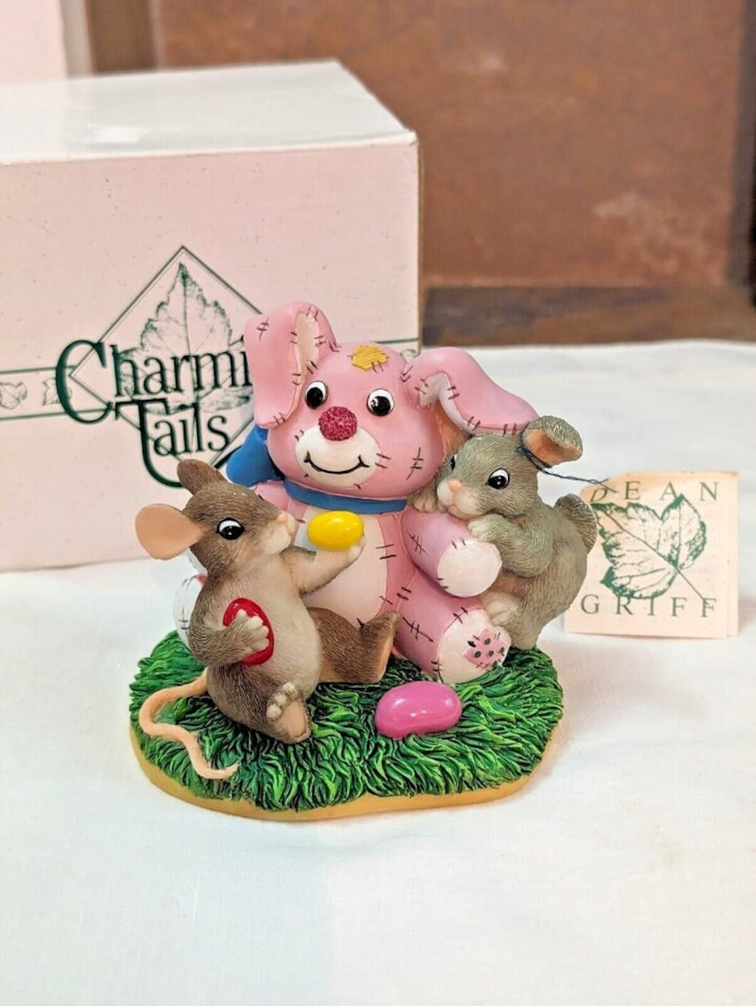 Charming Tails Easter Bunny Figurine 1997 No Thanks Im Stuffed - Etsy