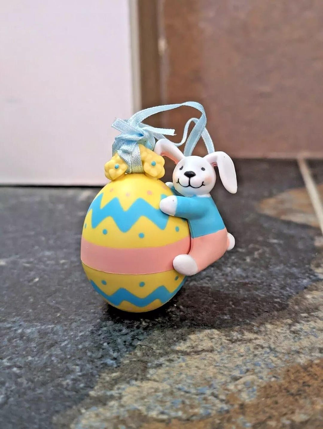 Busy Bunny Vintage Avon Easter Tree Ornament - Etsy