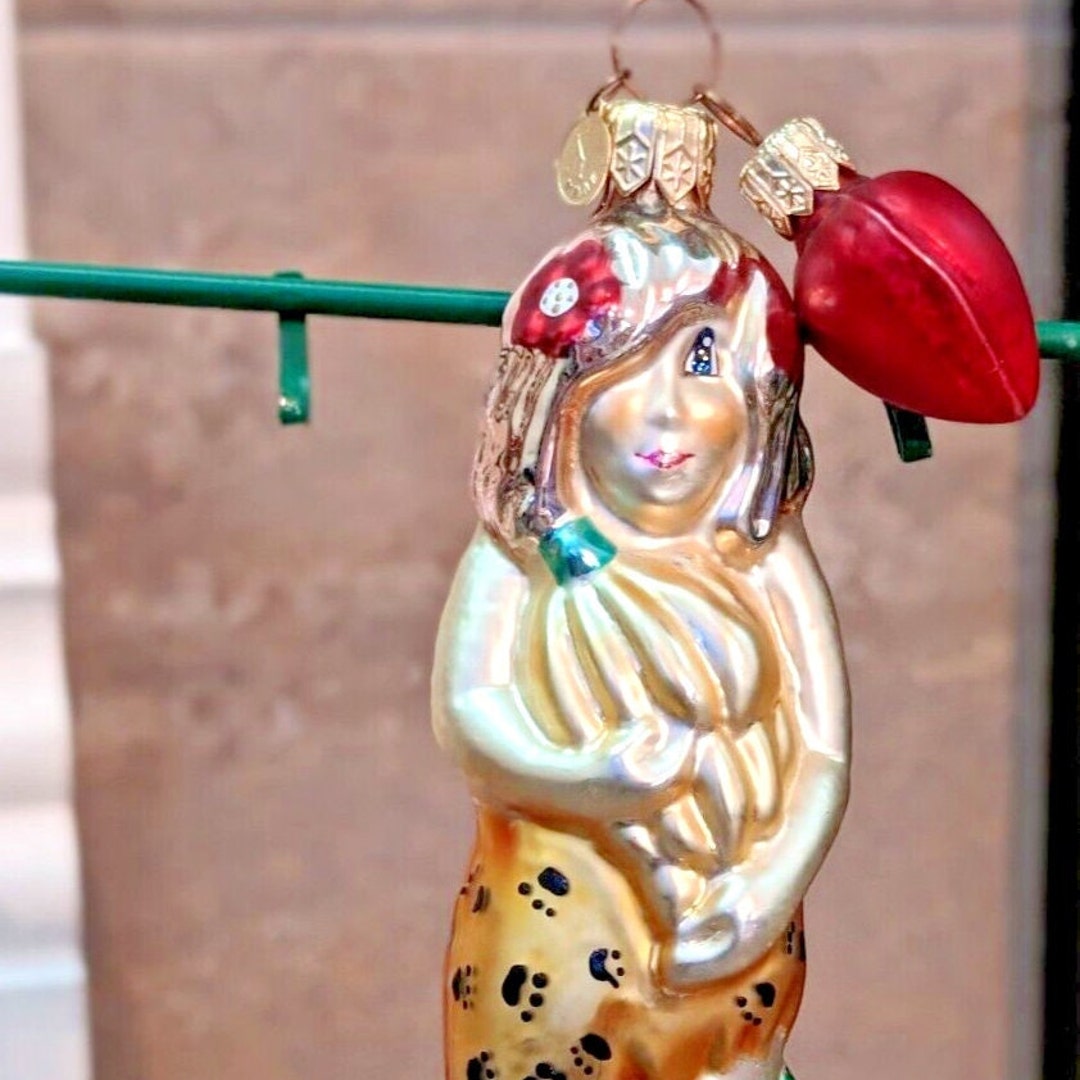 Dept 56 Vintage Blown Glass Tarzans Jane Ornament - Etsy