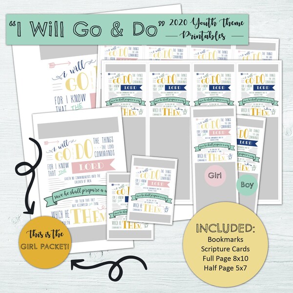 I Will Go and Do - Etsy