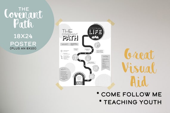 The Covenant Path Poster Size 18x24 8x10 Digital Print | Etsy